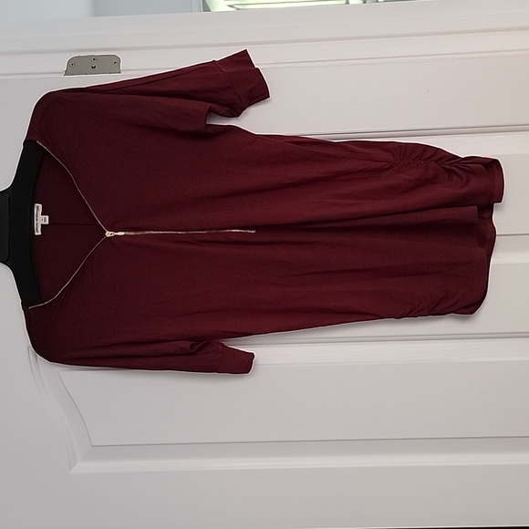 Zenana Outfitters | Tops | Zenana Outfitters Front Zipper Side Shirring ...